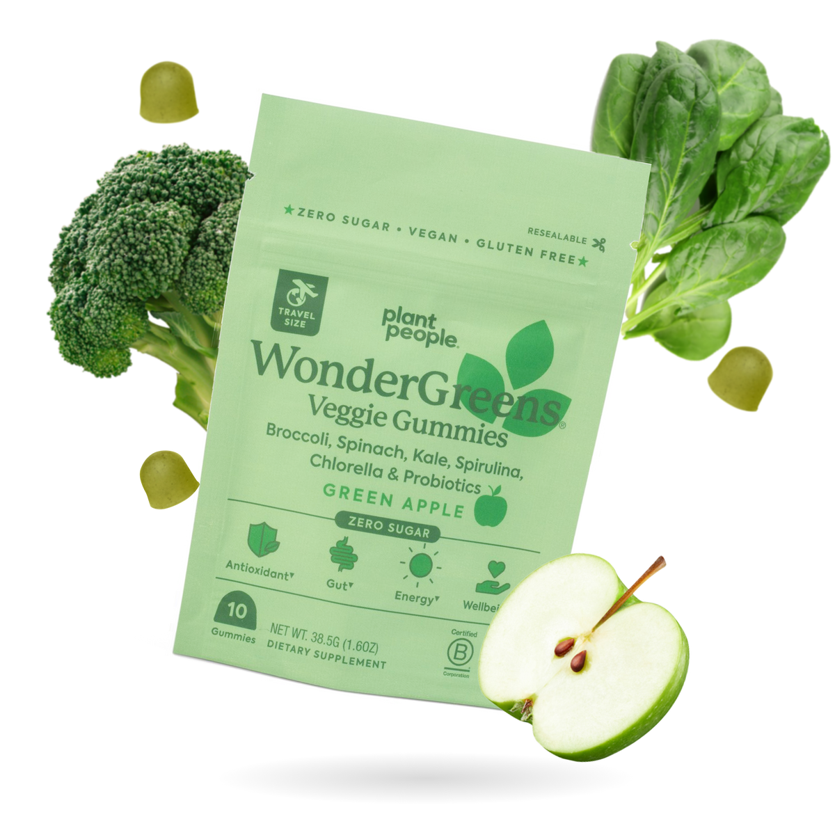 5-Day Zero Sugar Greens Gummies Trial | WonderGreens – Plant People