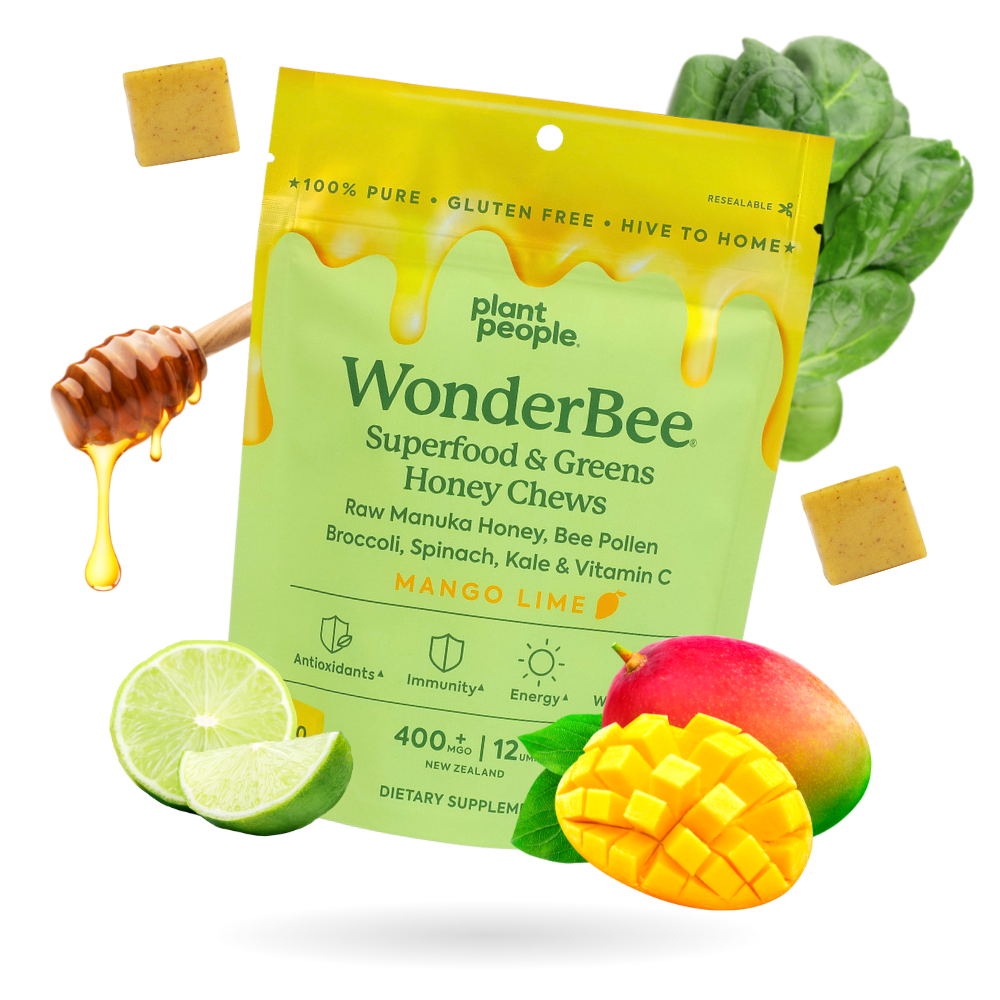 WonderBee Superfood & Super Greens Honey Chews | Plant People